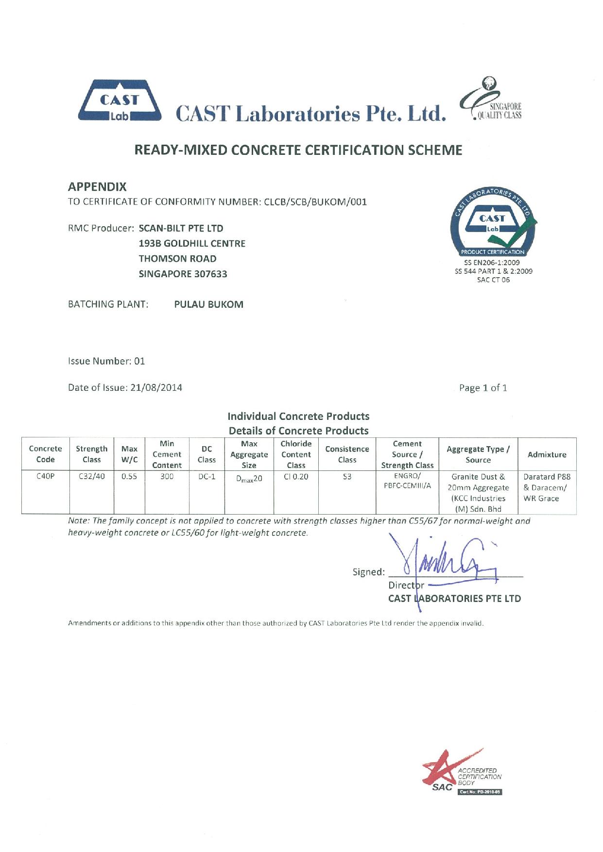 Certificates & Awards – Scan-Bilt